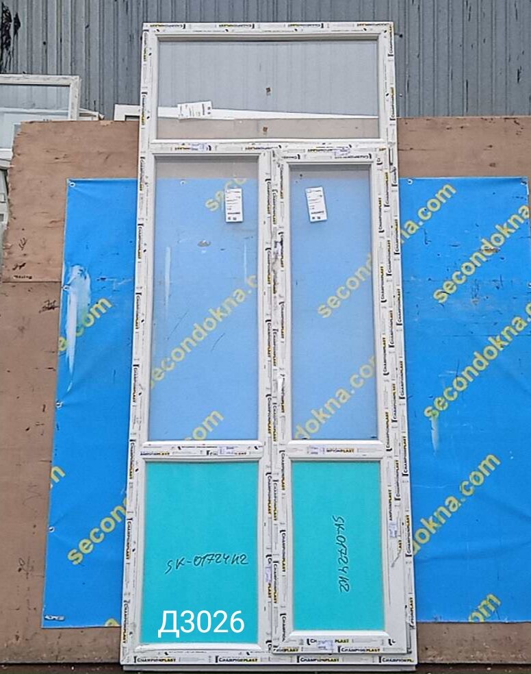 Балконный блок пластиковый новый 2720(в) 2160 об х 1120(ш)