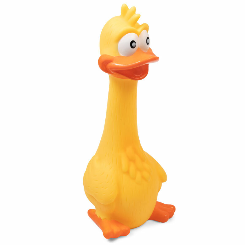 Игрушка для собак "Утка - длинная шея", 20cм, от бренда Triol