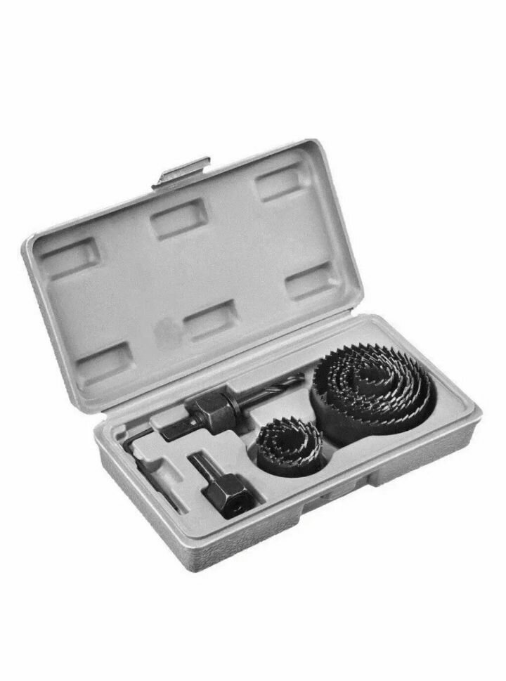 Набор пильных коронок по дереву 11 предметов GEPARD (GP2200-11)