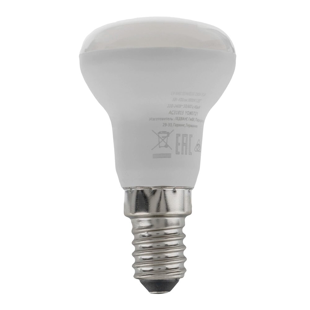 Светодиодная лампа OSRAM 5 Вт Е14/R39 теплый свет