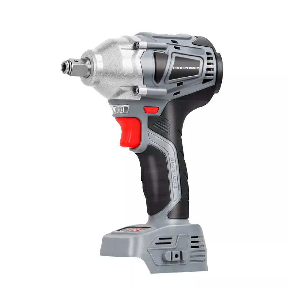 Аккумуляторный гайковерт бесщеточный ударный ProfiPower MKDTW-18B (без акб,18В,330Нм, 0-2800 об/мин, в коробке)