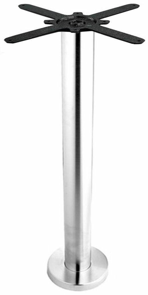 Подстолье 1268EM STOOL MARKET хромированный, круглая столешница, круглое основание