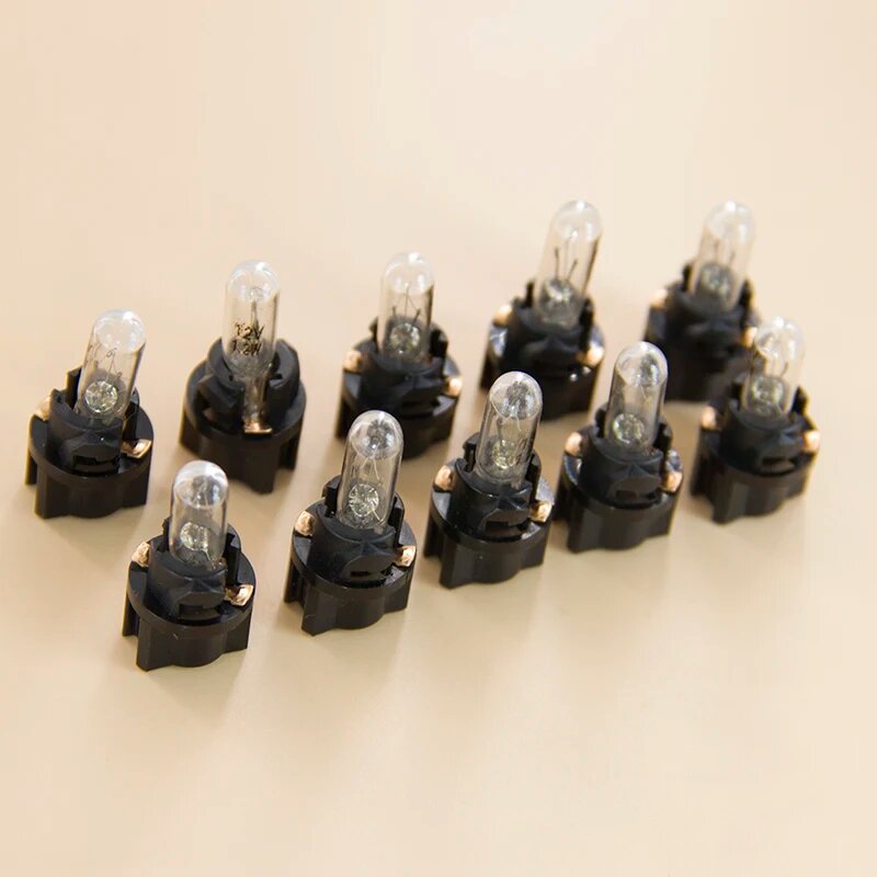 Лампа T5-V2 Авто Лампа Автомобильная Лампочка # 2721 12 В 1,2 Вт подходит для 10 Halogen-sockets