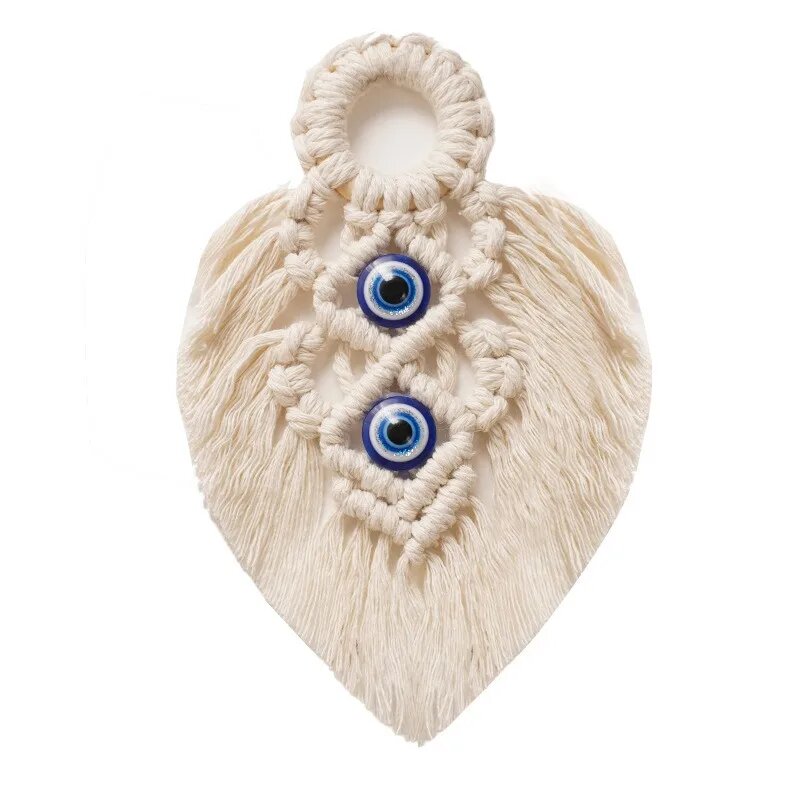 Хлопковый макраме сглаза гобелен Type 2