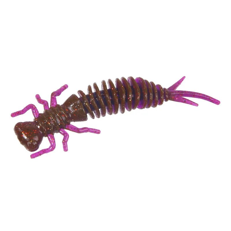 SANMO Worm Larva мягкие приманки силиконовые 55 мм 75 мм 100 мм Фиолетовый, 55mm 1.2g 5pcs, A
