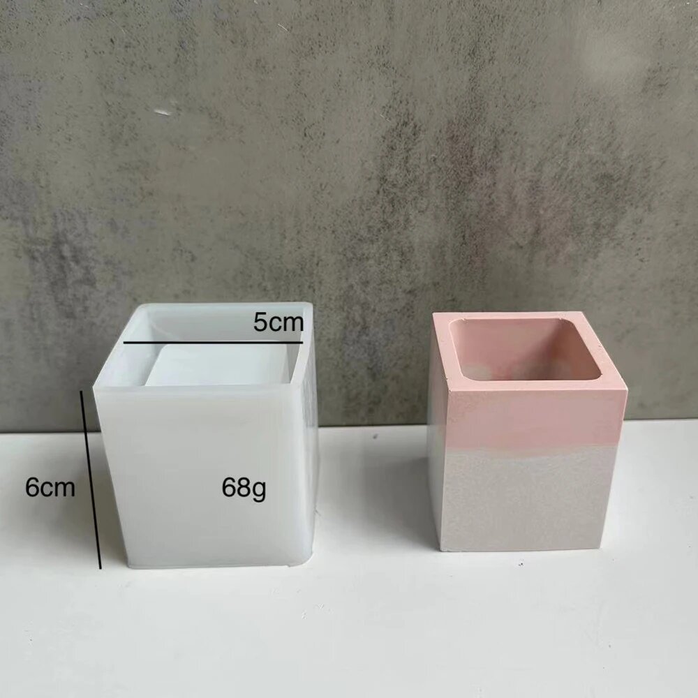 Силиконовая форма для вазы UDOCOOL, Square