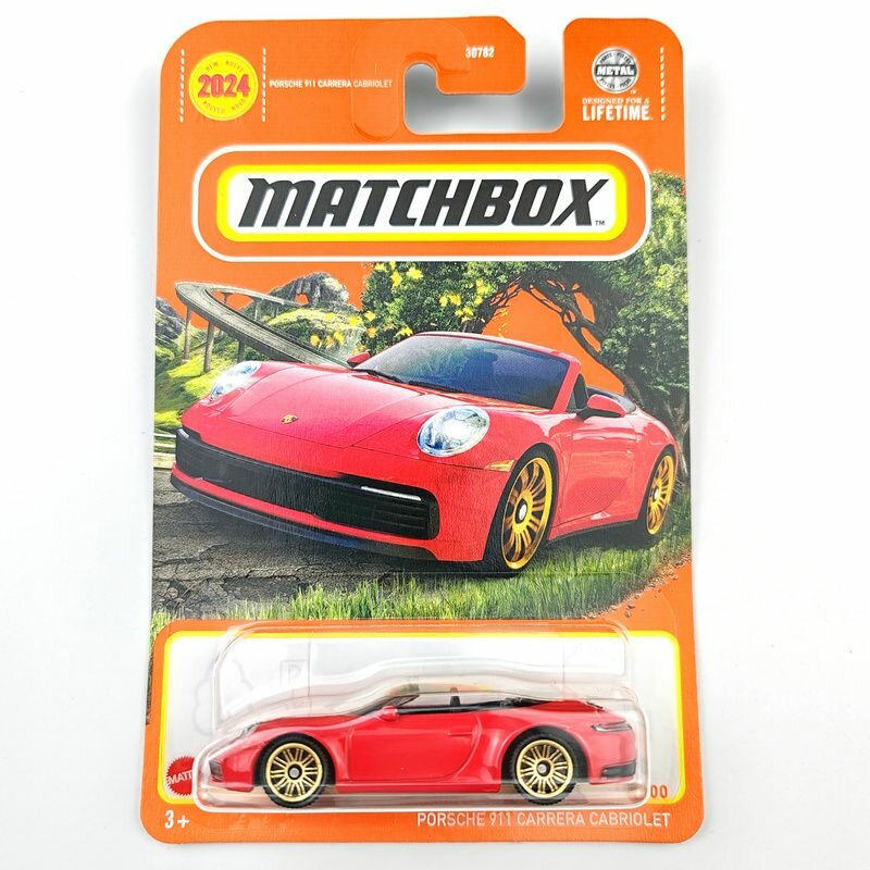 Машинка Matchbox 2024-30782: Porsche 911 Carrera Cabriolet