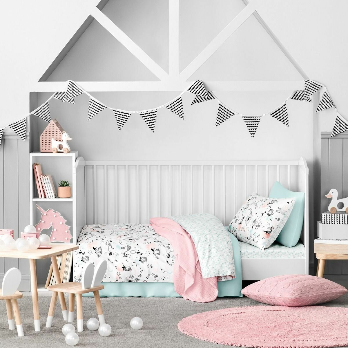 Мериленд КПБ 100х120/120х140/40х60-1, 3 пр, хл./сат.