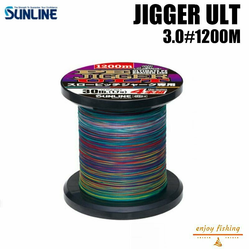 SUNLINE JIGGER ULT 4 серии 3.0#1200M Леска Плетеная леска PE деталь