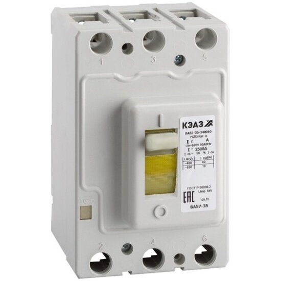 Автоматический выключатель силовой Кэаз 80А 800Im ВА57-35-340010 УХЛ3 690В AC, 108626
