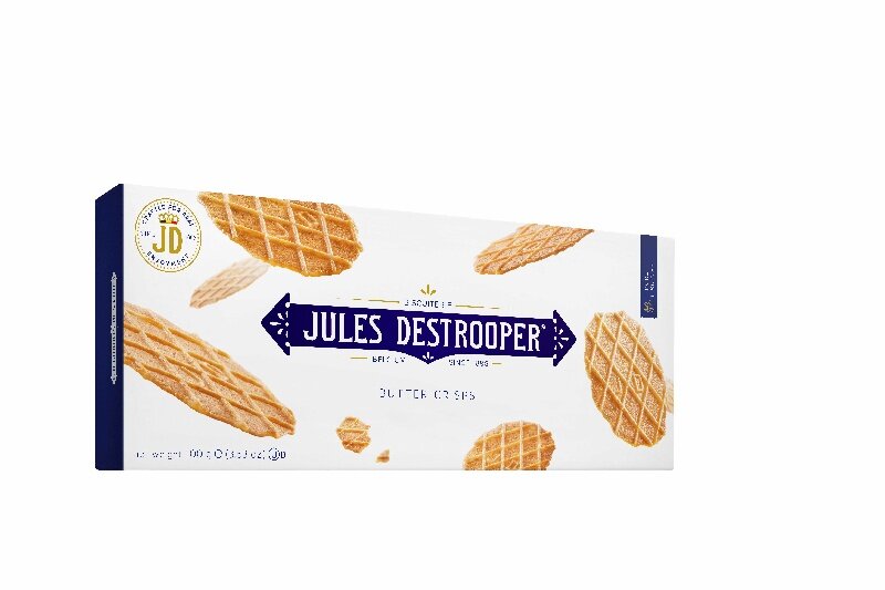 Вафли JULES-DESTROOPER хрустящие сливочные "Butter Waffles" /картон/ 100г