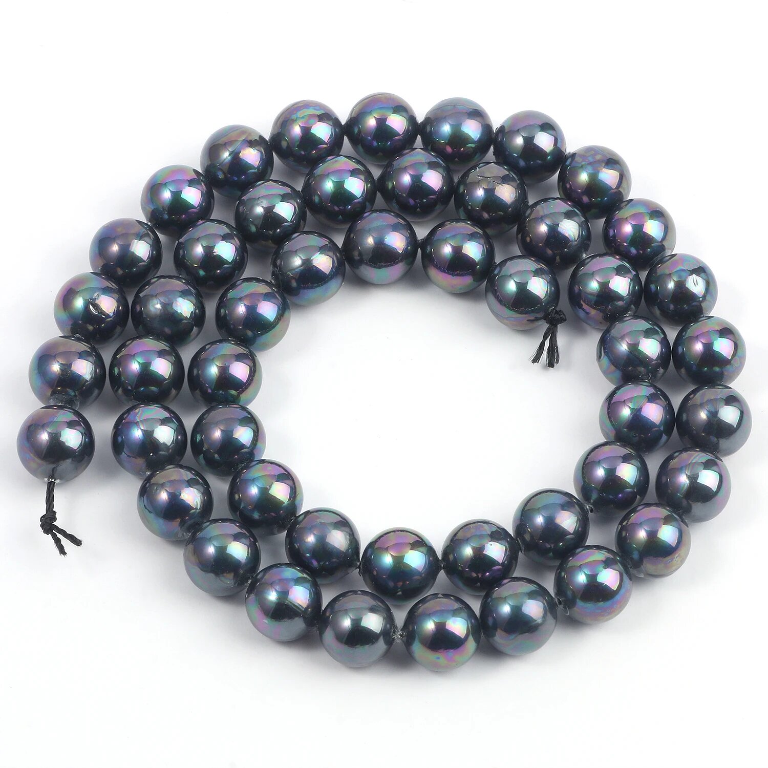 2-10 мм натуральный белый жемчуг в форме ракушки, круглые свободные бусины-разделители с опалом и лунным камнем для изготовления ювелирных изделий, сделай сам, женское ожерелье, браслеты