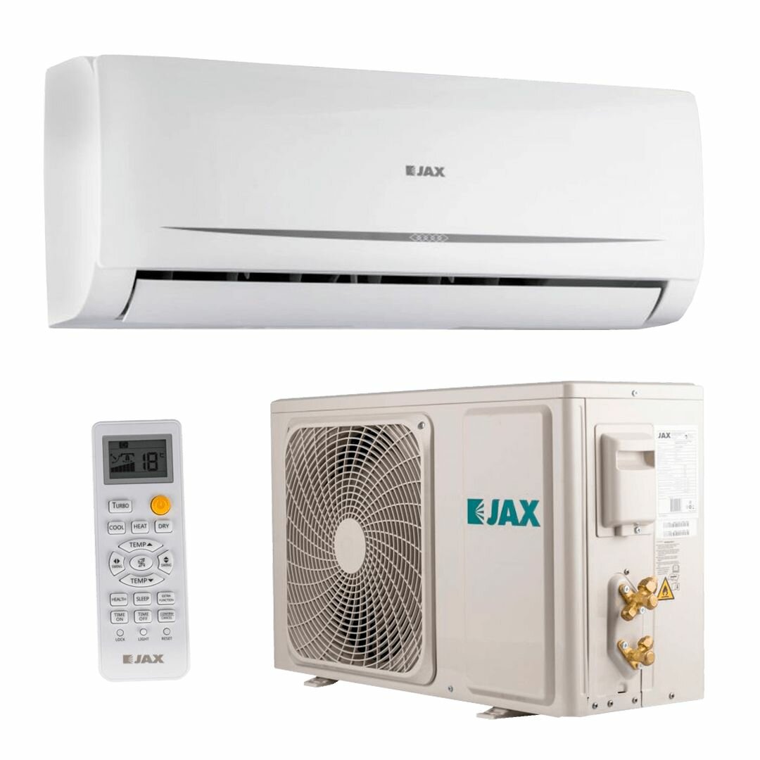 Инверторный настенный кондиционер (сплит система) ACIU-26HE JAX BRISBANE INVERTER до 65 м2, белый, гарантия 3 года