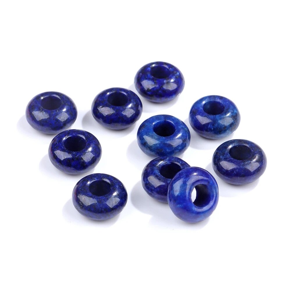 Натуральные бусины опал, тигровый глаз, нефрит 14 мм Темно-синий, Lapis Lazuli