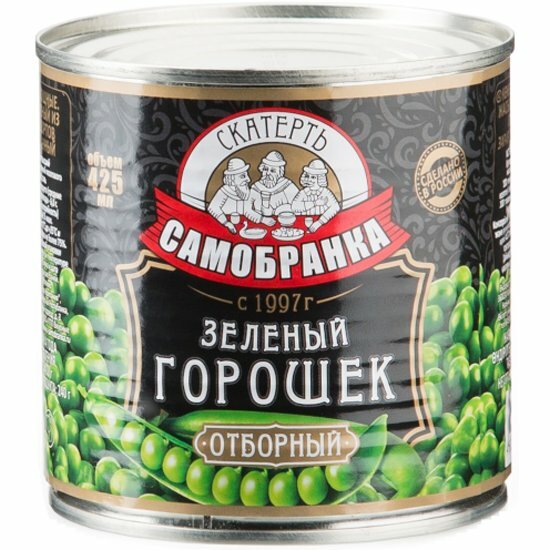 Зелёный горошек Скатерть Самобранка 425 мл