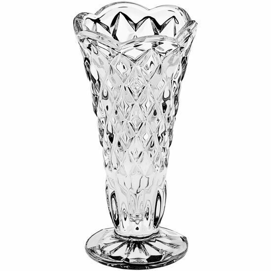 Ваза Crystal Bohemia DIAMOND, 12 см, хрусталь