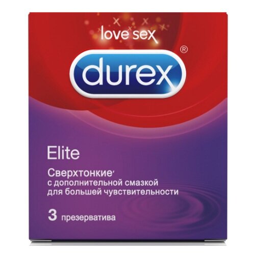 Дюрекс презервативы Elite сверхтонкие №3