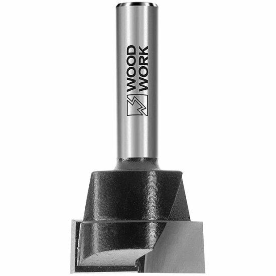 Woodwork Фреза прямая в врезным зубом 917.2510.08, D=25,4 I=10 L=51 Z=2 S=8мм