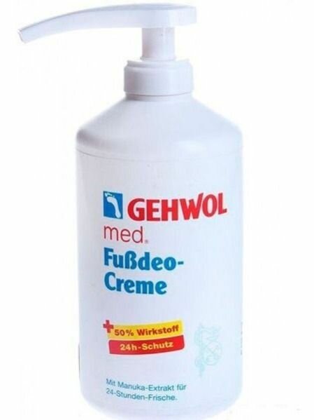 Крем для ног от пота и запаха FUBDEO CREME GEHWOL дезодорант для ног, 500 мл
