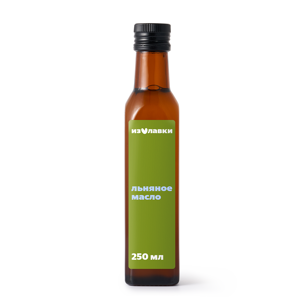 Масло льняное «Из Лавки» нерафинированное холодного отжима высшего сорта