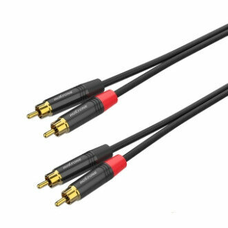 Кабель аудио 2xRCA - 2xRCA Roxtone PACC130/1 1.0m