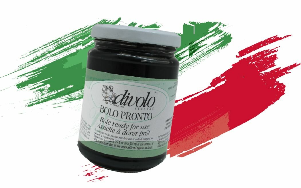 Полимент для золочения (болюс, глина) готовая смесь, цвет черный