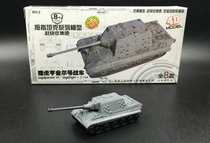 Набор сборных моделей танков 2-й мировой в масштабе 1:144 (8 штук)