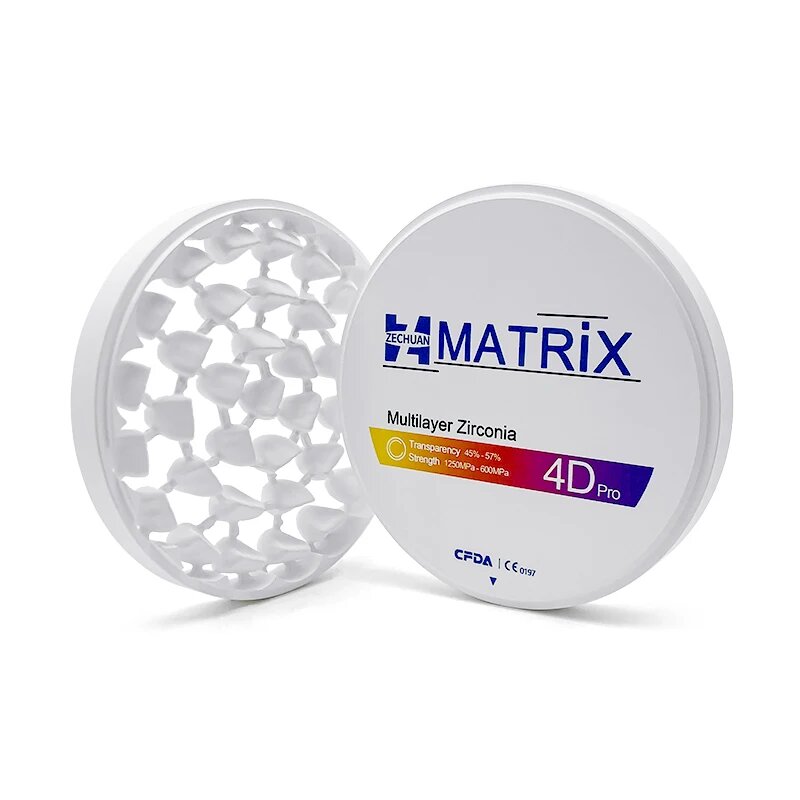 ZECHUAN MATRiX Esthetic 4D Pro Циркониевый диск для стоматологической лаборатории 98X18mm A3