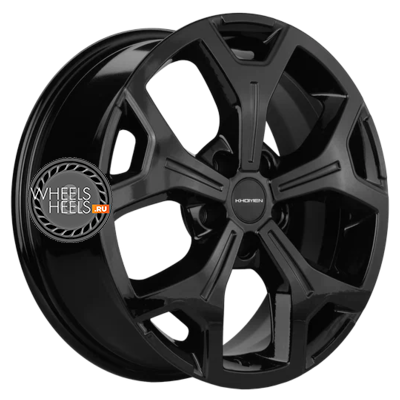 Диск автомобильный литой Khomen Wheels KHW1710 (Chery Tiggo 7pro) 17x6.5 5x108 et33 dia60.1 Black
