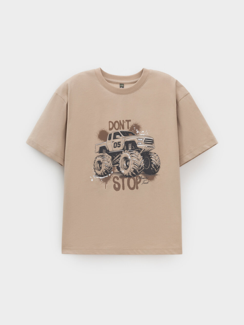 Футболка КР 302779/темно-бежевый к650