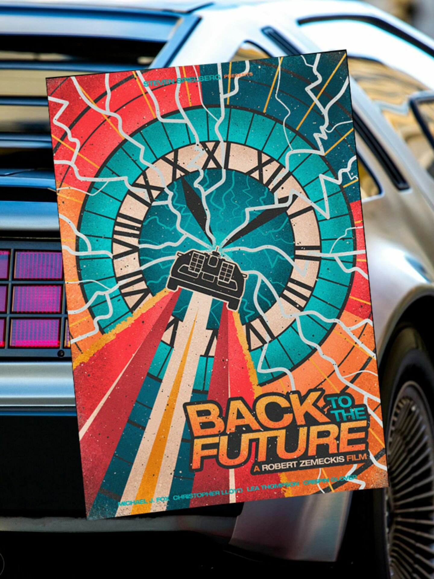 Постер pinterest "Назад в будущее", 29.7х42см, А3, глянцевый