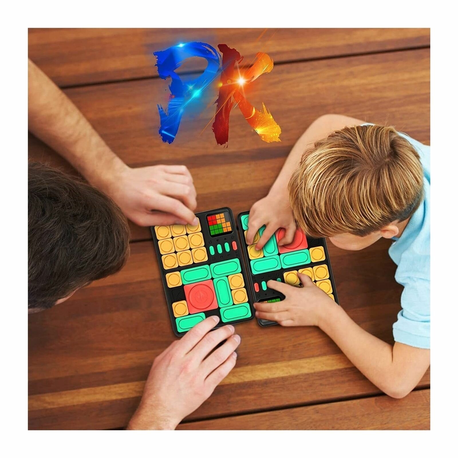 Игра с прохождением слайдов и магнитной настольной логикой