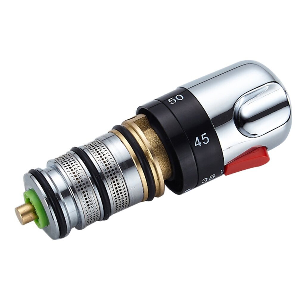 Термостатический Смеситель Для Смешивания Воды Val-ve Твердый Латунный Медный Картридж С Контролем Температуры Смесителя Для Душа В Ванной Комнате