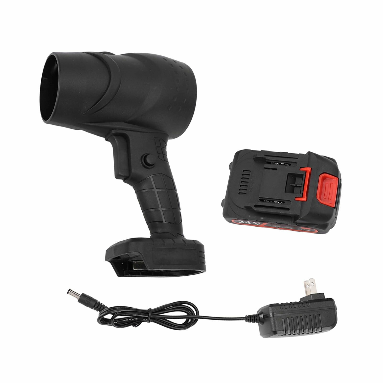 100-240 В беспроводной электрический фен для сушки волос Air Duster с бесступенчатой регулировкой скорости, 1 аккумулятор для дома и автомобиля