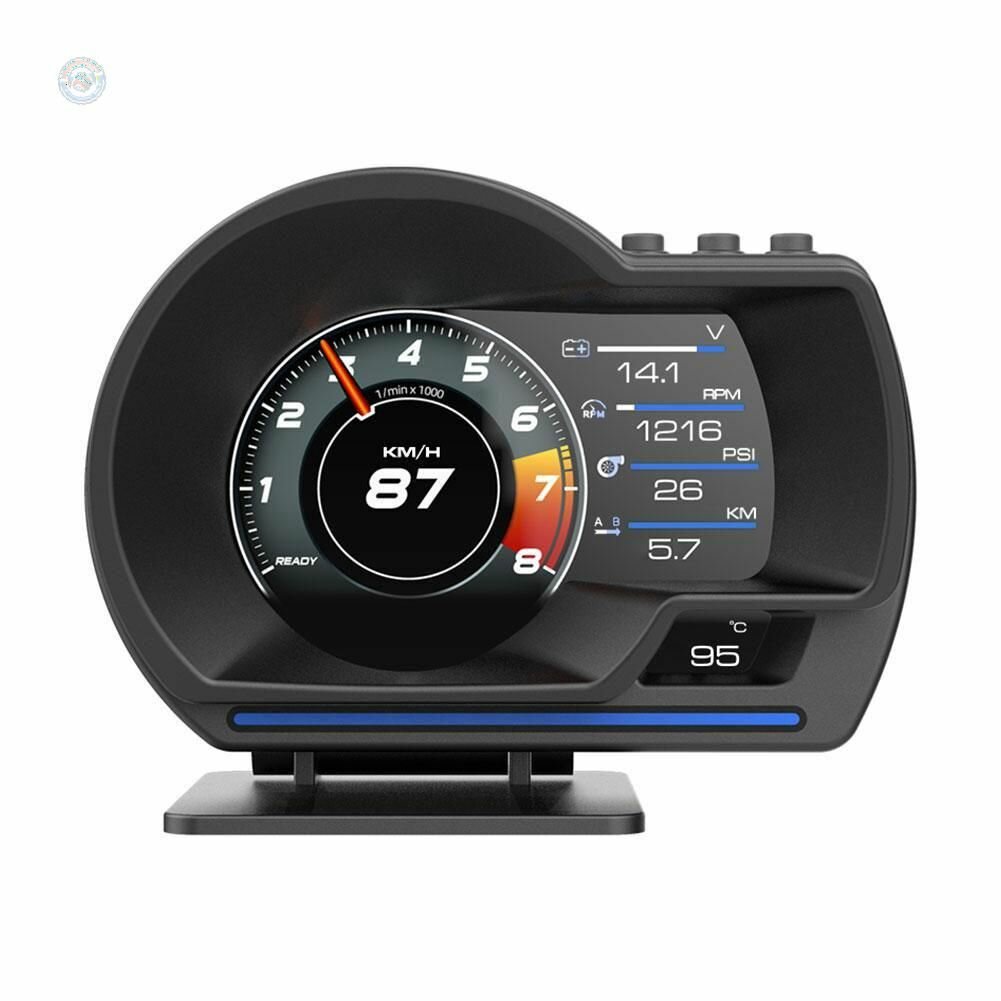 Проекционный дисплей HUD 3,5 дюйма для автомобилей с 2008 года GPS OBD спидометр с функцией диагностики и сброса ошибок