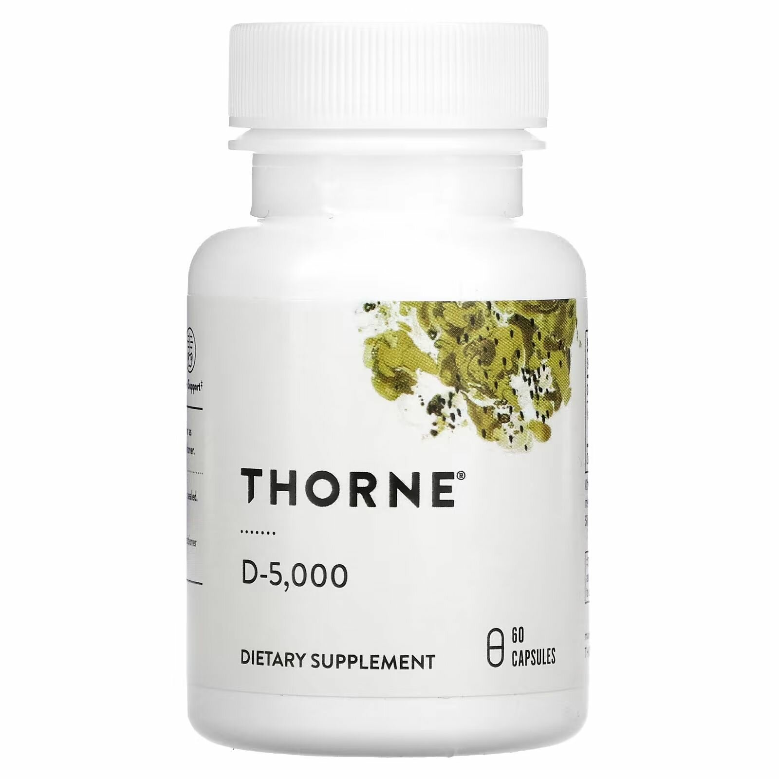 Thorne Research, Vitamin D 5000 IU, Витамин Д 5000 МЕ, 125 мкг, 60 капсул