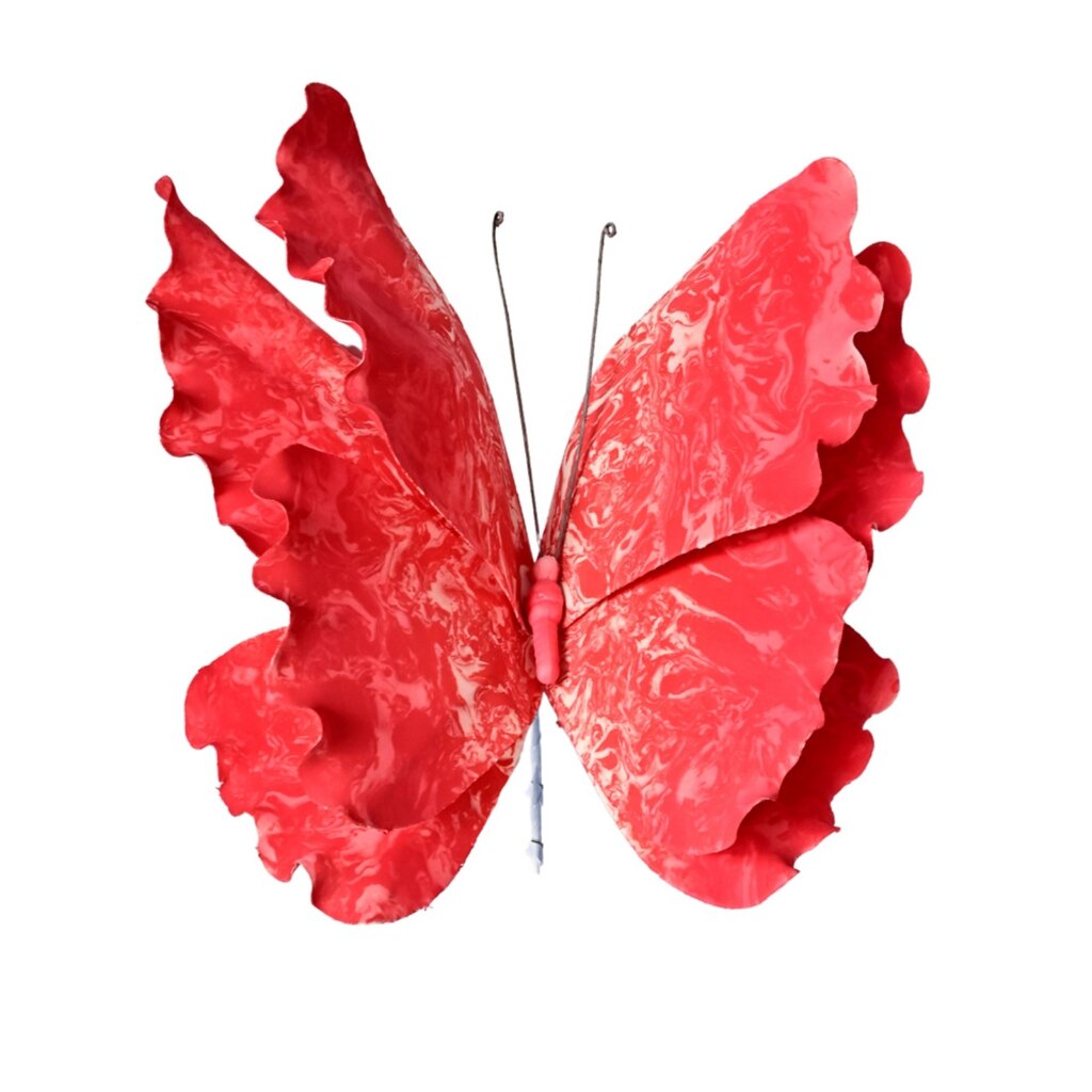 Имитация цветка ручной работы PE color pattern butterfly decoration props-градиентная красная бабочка