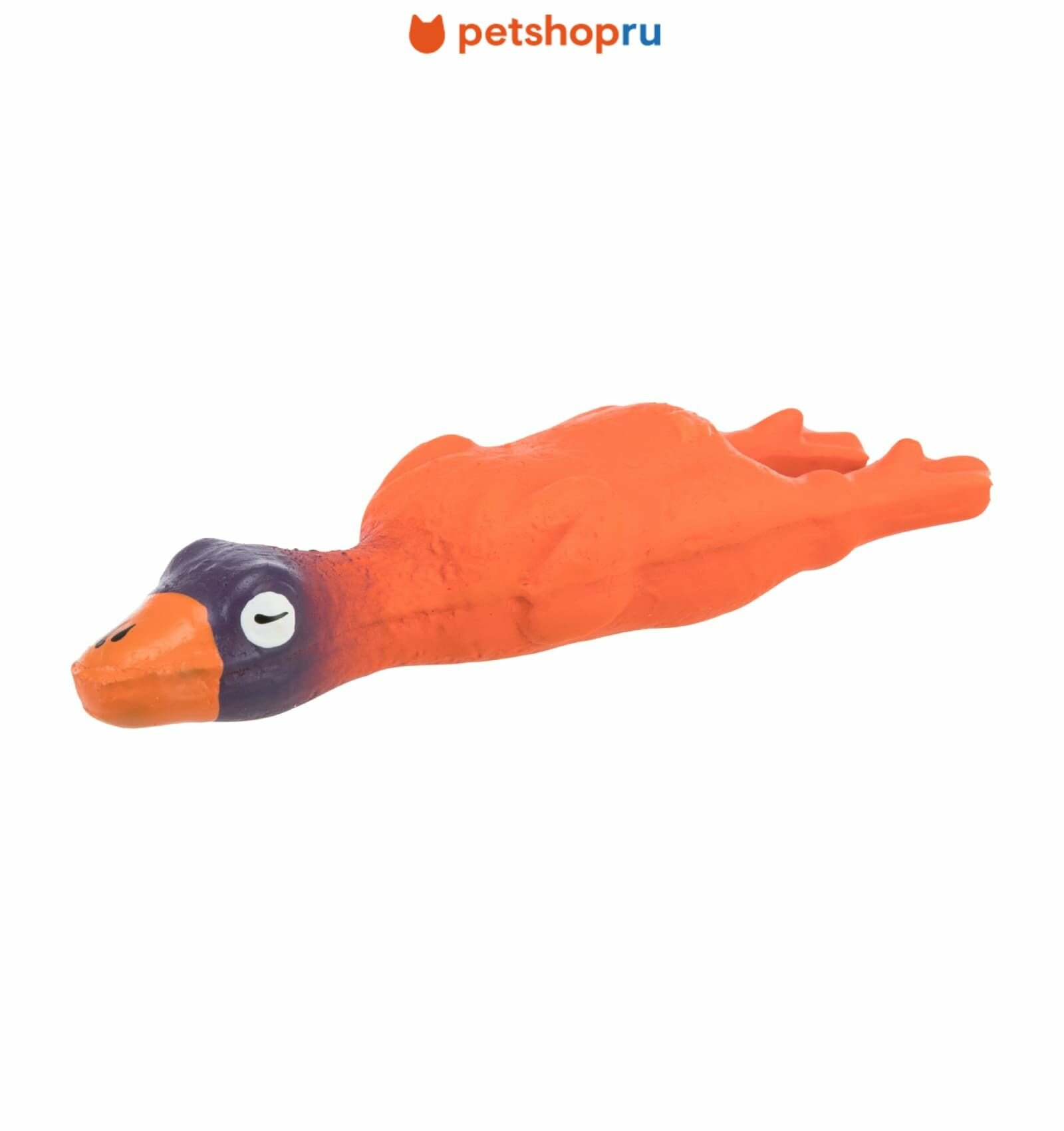 Trixie Игрушка для собак Латексный Гусь-Утконос, 14,5см