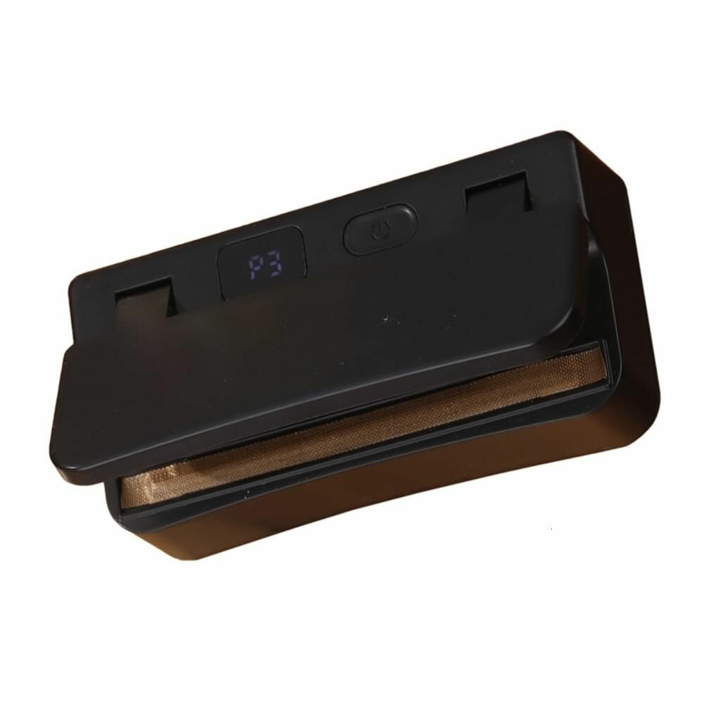 Удобный герметизатор для пищевых продуктов с USB зарядкой для пластиковых пакетов, Черный