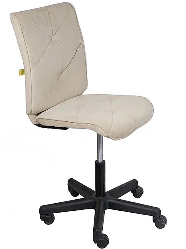 Детское кресло компьютерное Olss Монро, обивка велюр, цвет бежевый