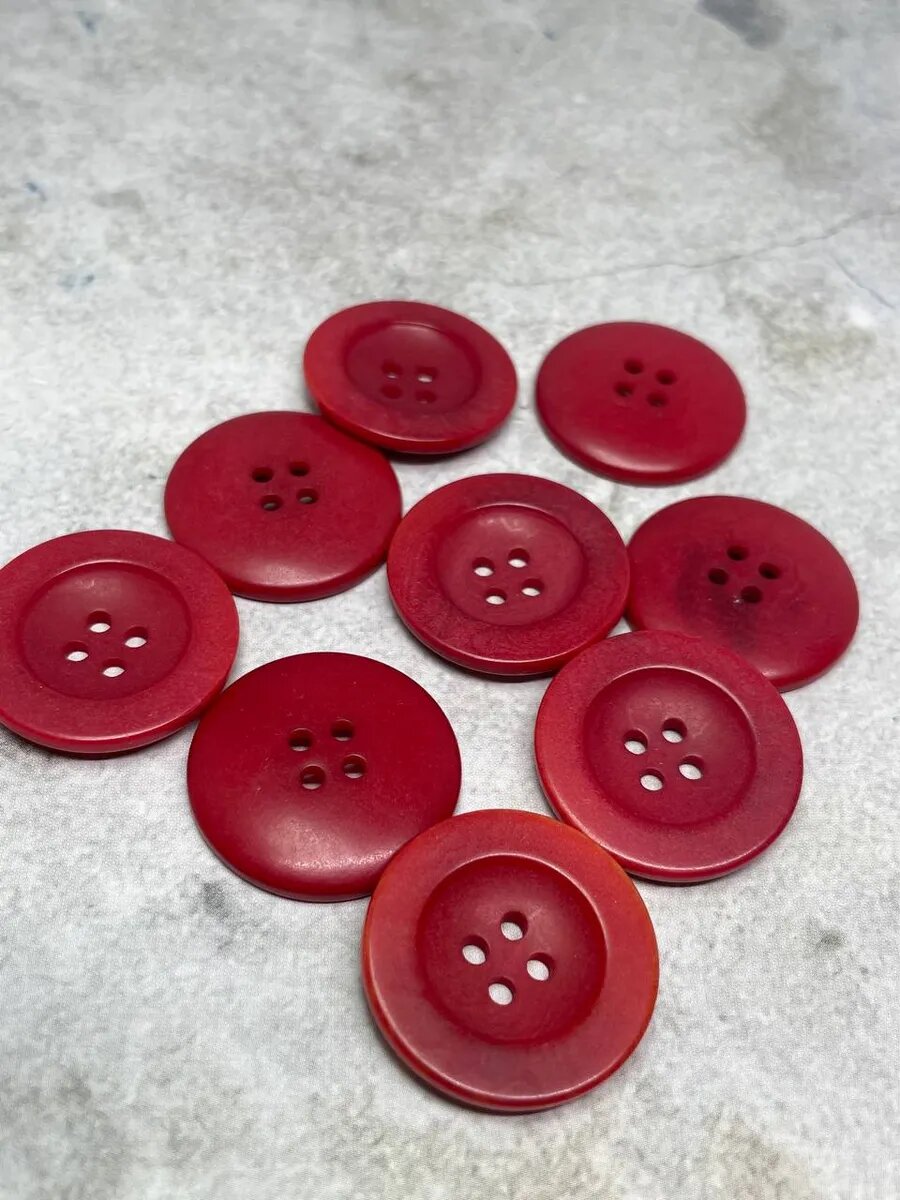 Пуговицы для шитья из ореха Короззо 24мм