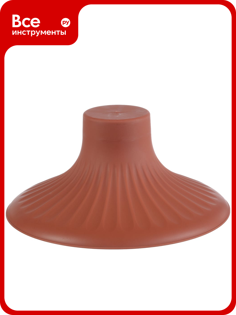 Ножка-вазон IDEA ливия Терракотовый М 3196, неразборная конструкция из полипропилена, напольная установка, для кашпо