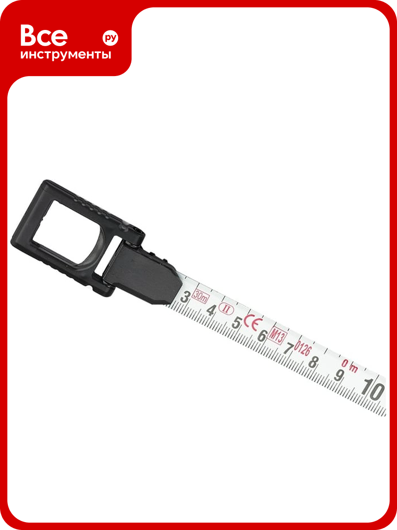 Геодезическая рулетка GROSS 30 м х 13 мм 31252, закрытом корпусе