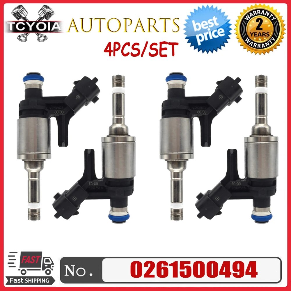 4 шт./лот, новые топливные форсунки 0261500494 13538682350 0261500073 1984H5 1984H7 для Citroen Peugeot 1,6 16 В, детали двигателя автомобиля