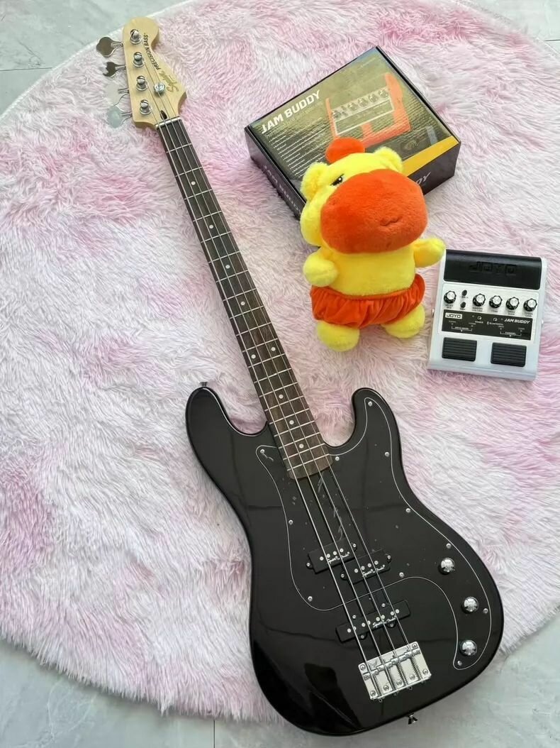 Эксклюзивная 4струнная басгитара Fender JAZZ BASS PJ 39 дюймов, корпус из махагони