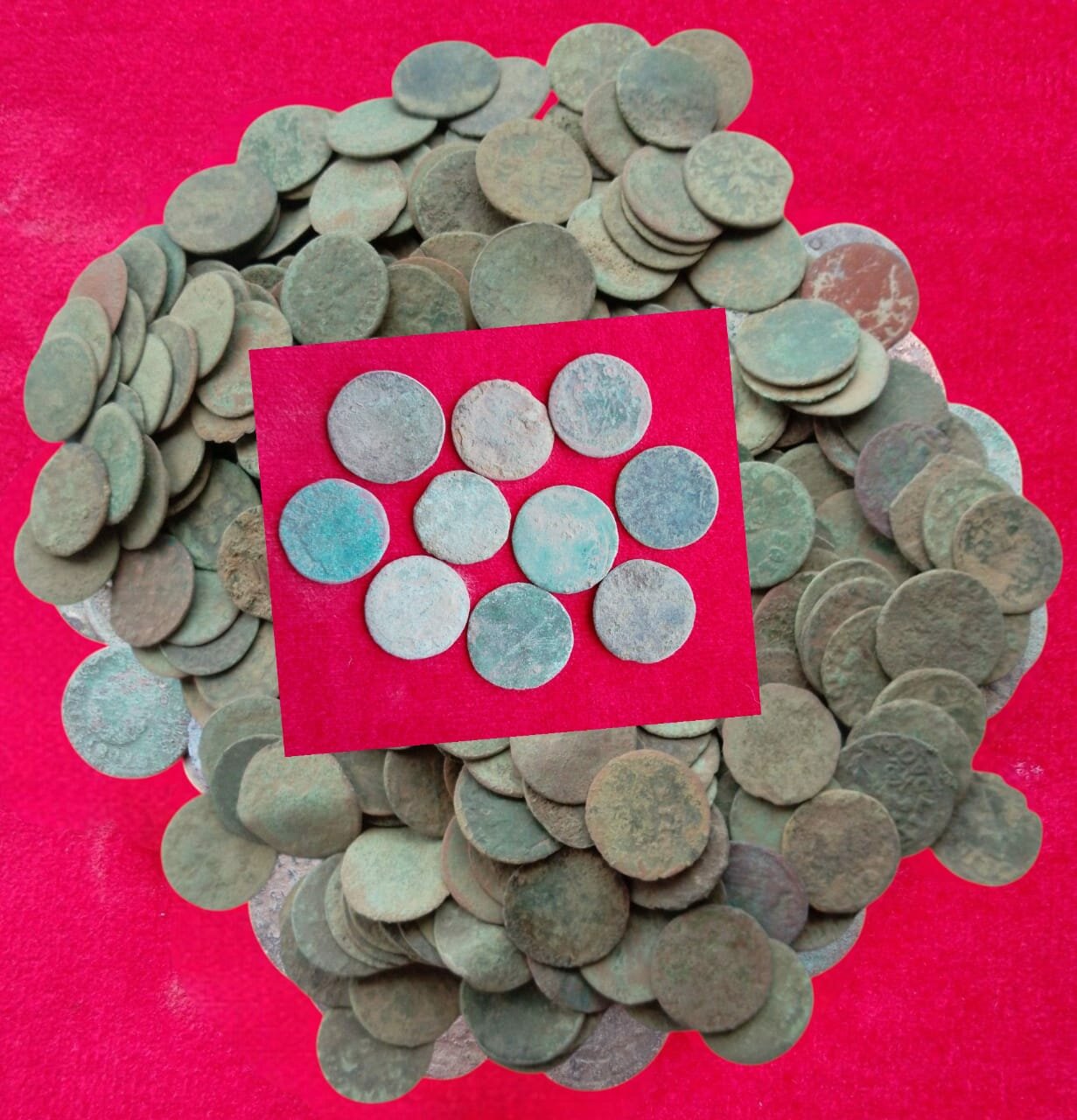 Лот случайных монет 10 шт. Солид Речь Посполитая.