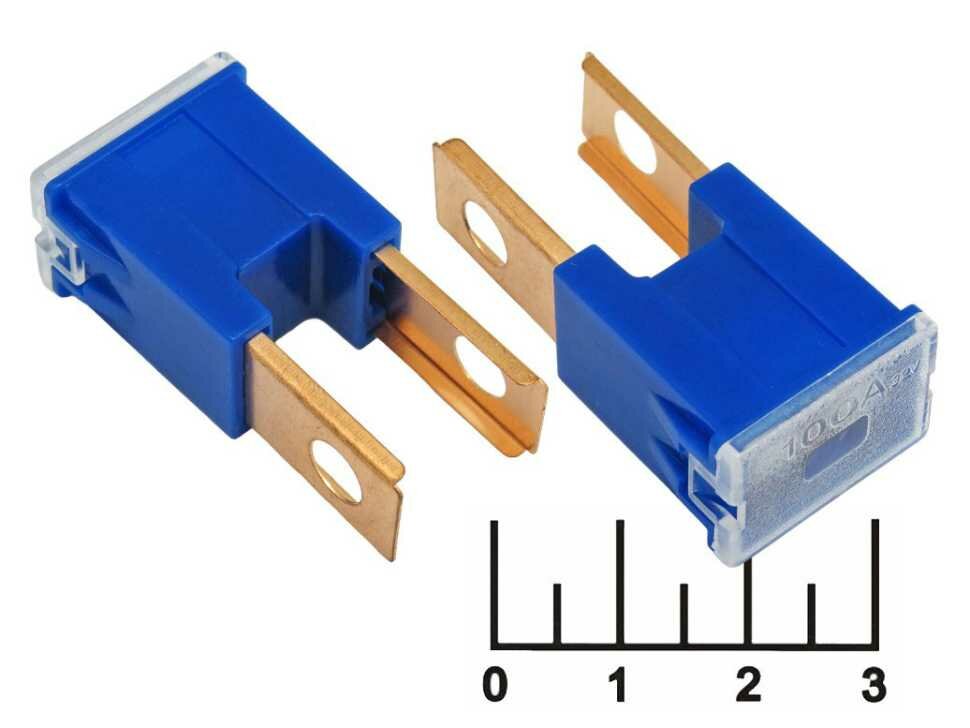 Вставка плавкая ВП 100A W228-M штекер Skyway (предохранитель) (S09301062)