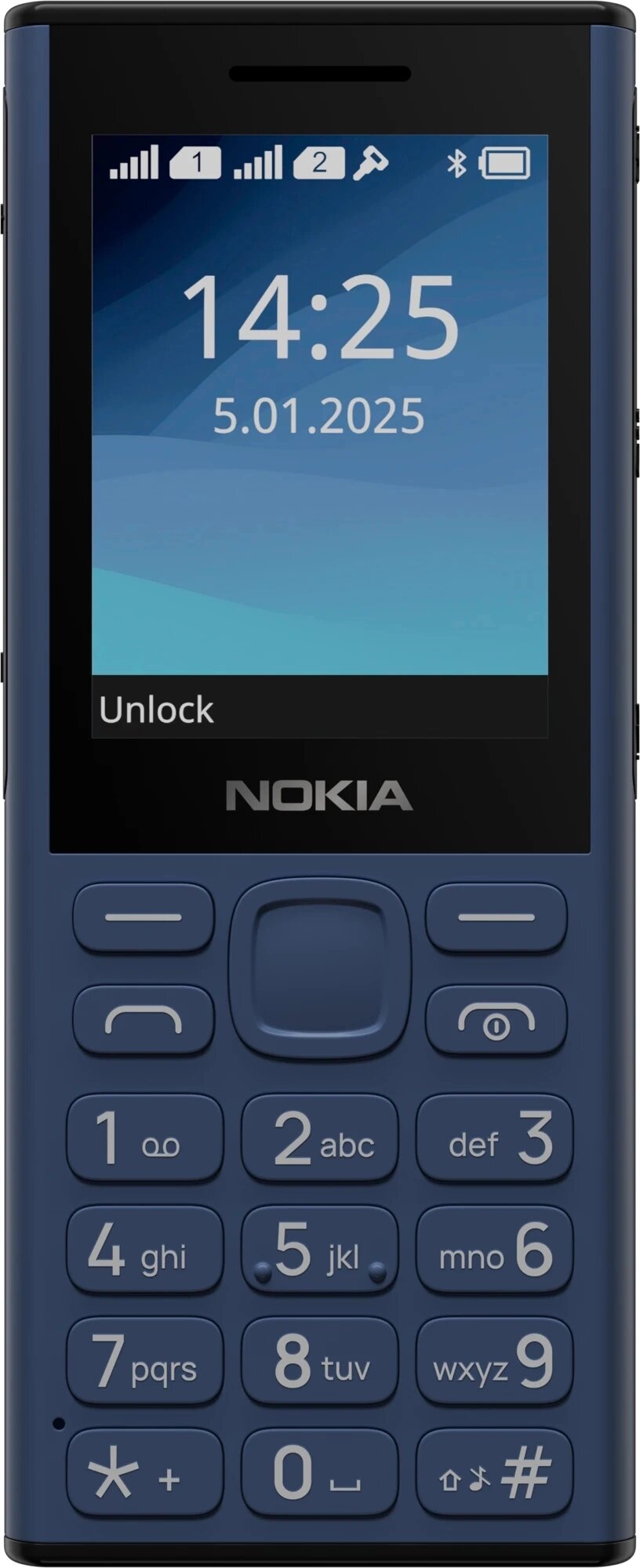 Мобильный телефон Nokia HMD 130 Music, Dual SIM, EAC, синий (TA-1704)