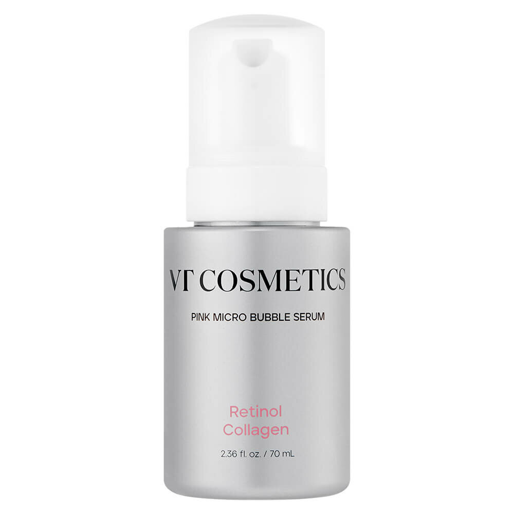 Пузырьковая сыворотка с ретинолом VT Cosmetics Retinol Collagen Pink Micro Bubble Serum 70 мл