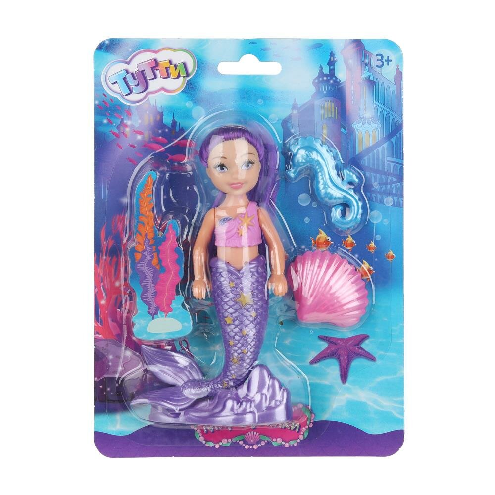 Кукла "Русалка", с аксессуарами, 14 см. Тутти Y2204O0217-1-RU-25-NW
